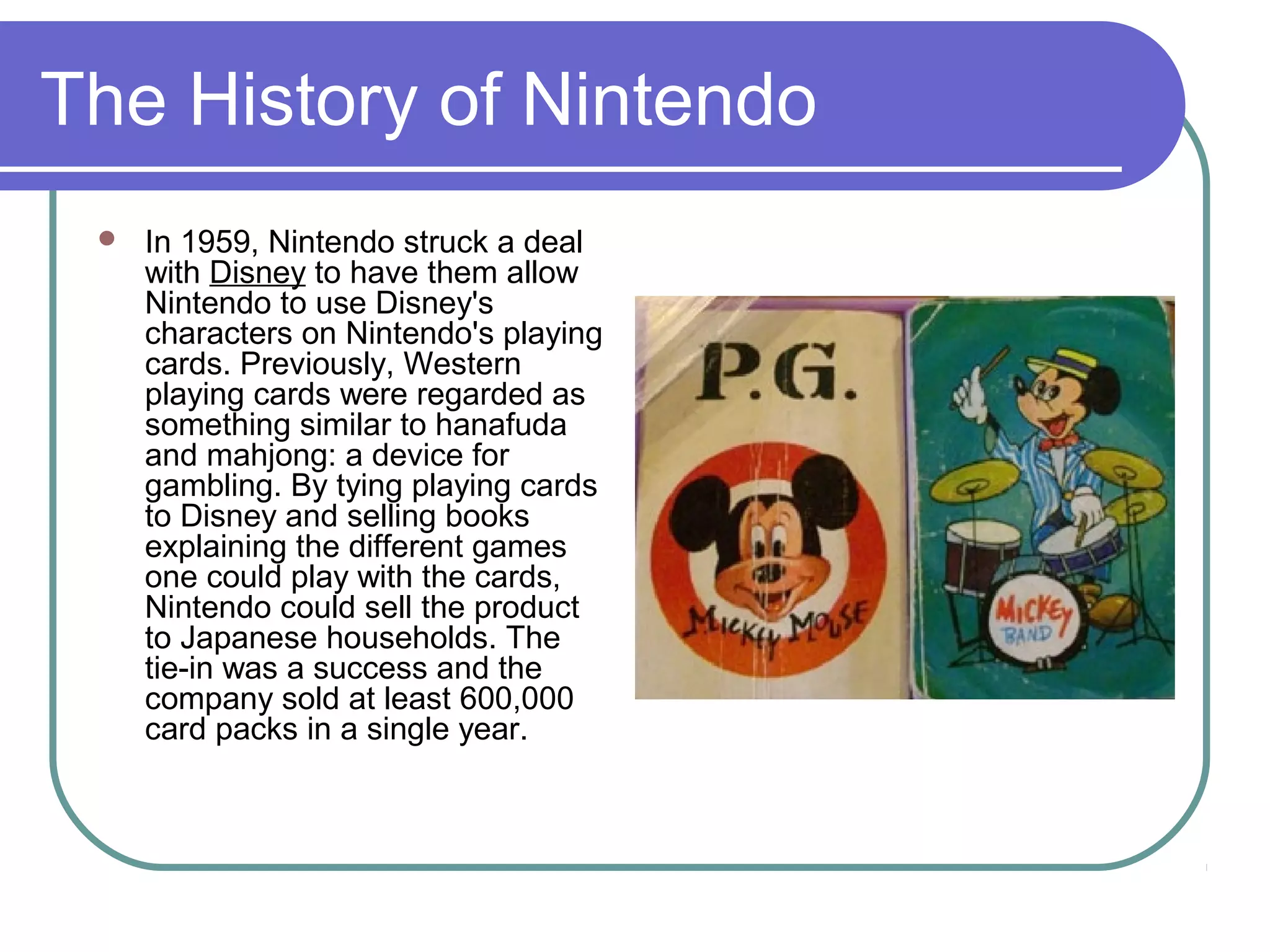 The History of Nintendo (completed) | PPT