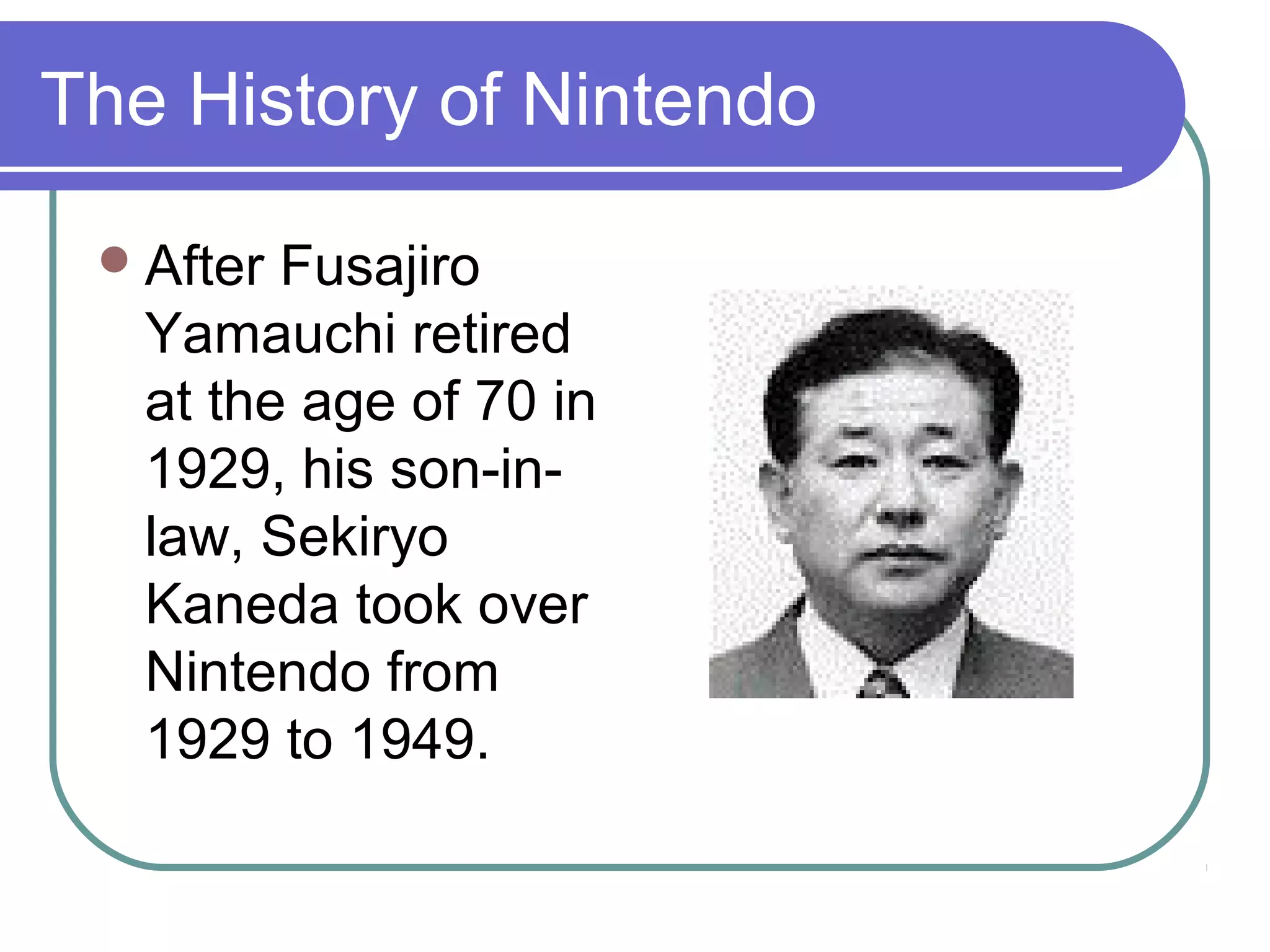 The History of Nintendo (completed) | PPT