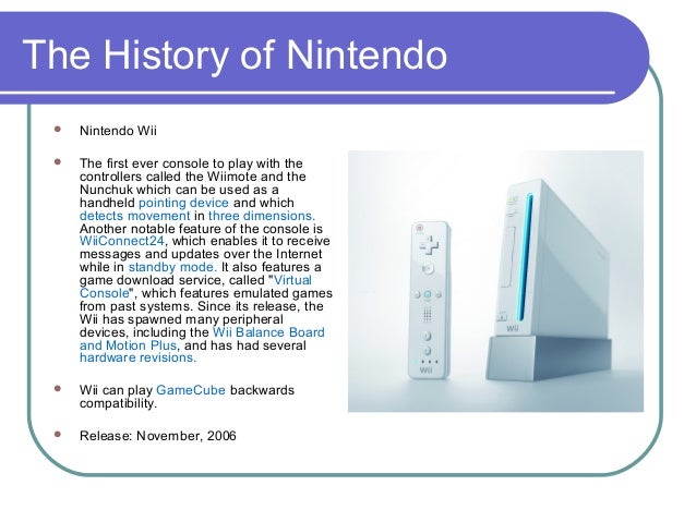 The History of Nintendo (completed)