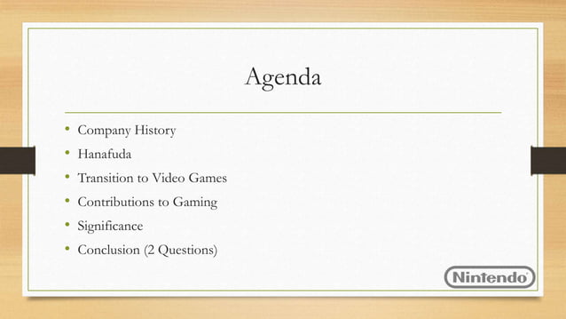 Nintendo presentation | PPTX | Home Entertainment Systems | Consumer ...