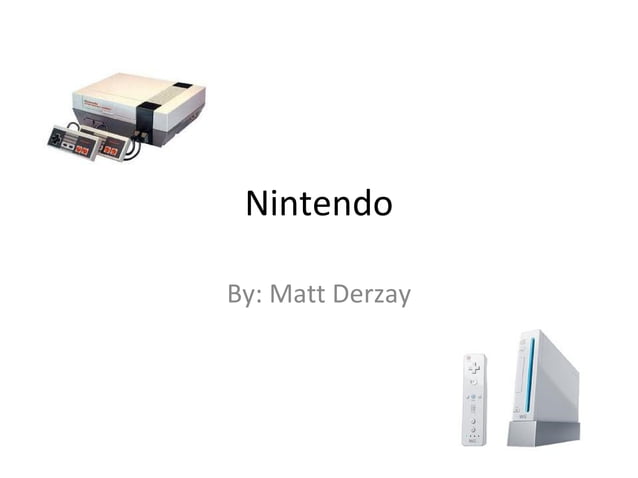 Nintendo project | PPT