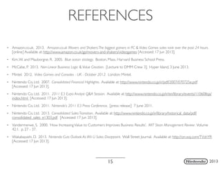 Nintendo Strategic Recommendation | PDF