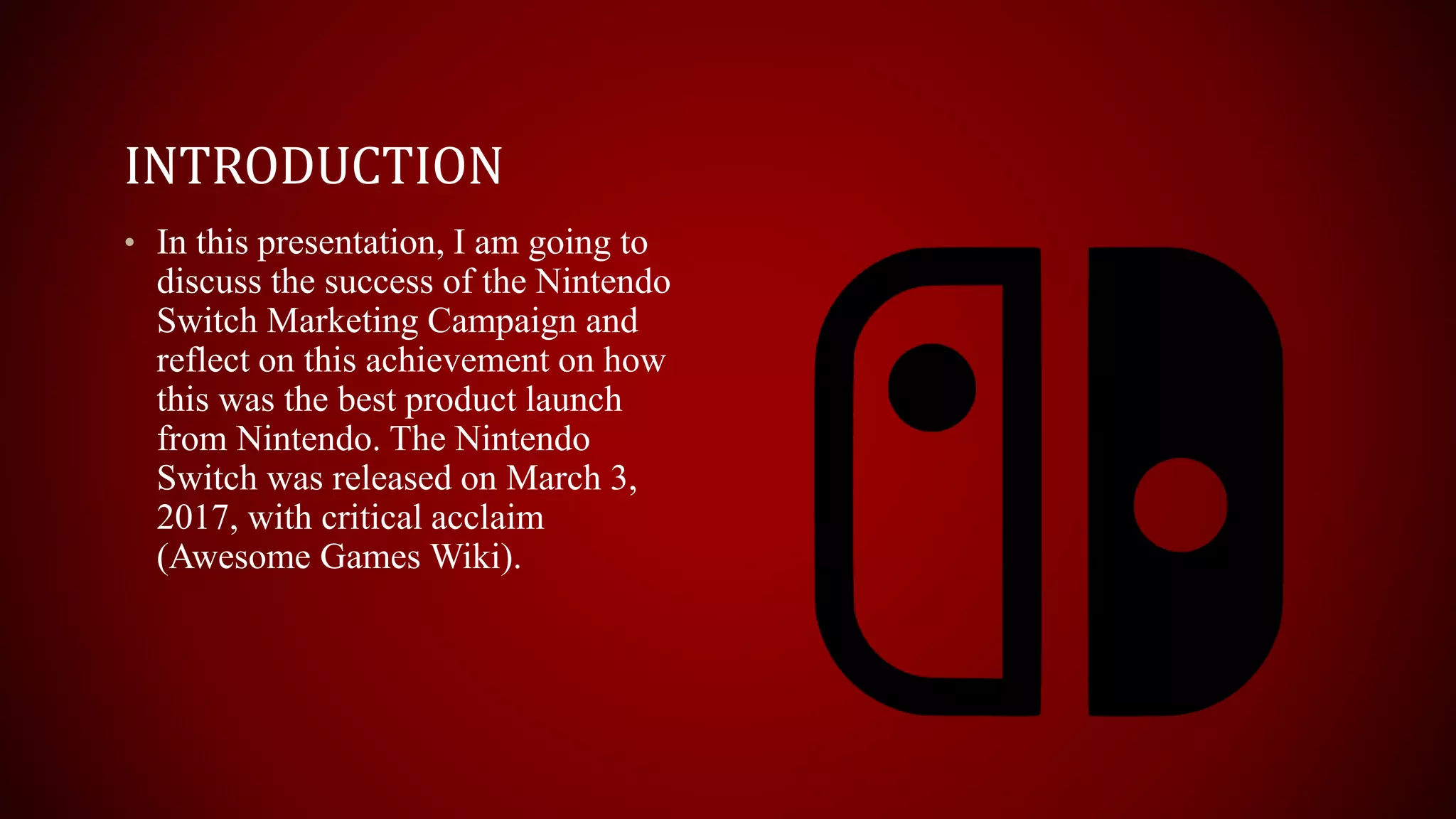 Nintendo switch | PPTX