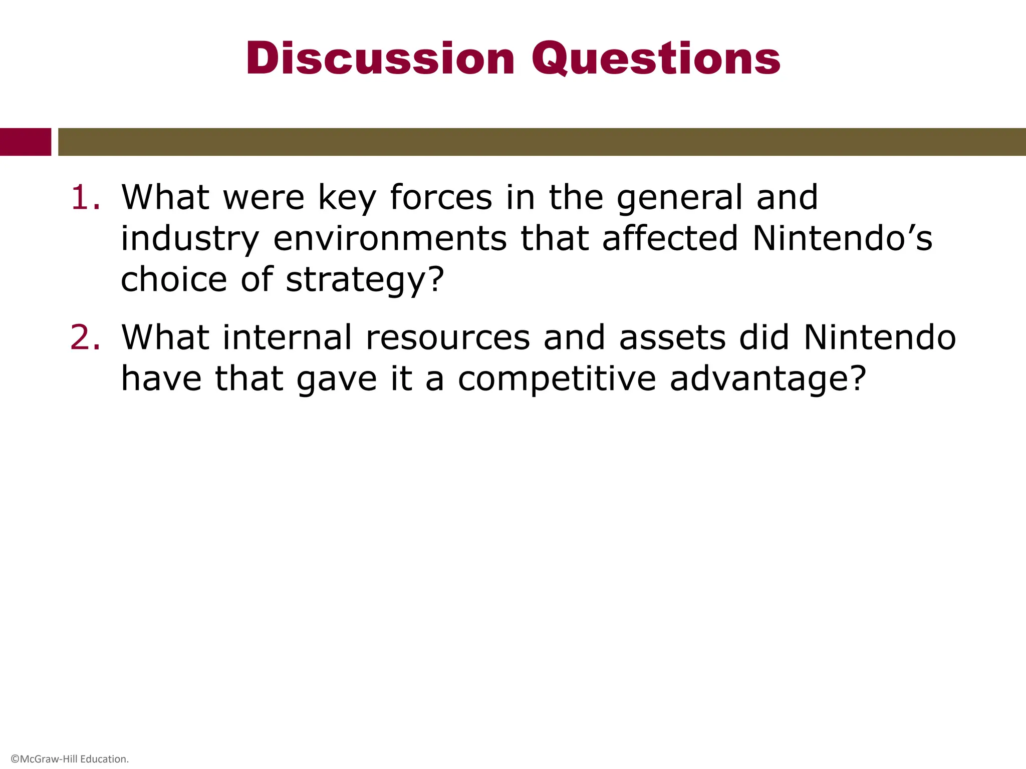 Nintendo Switch Case 22 Strategic Management | PPTX