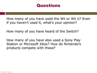 Nintendo Switch Case 22 Strategic Management | PPTX