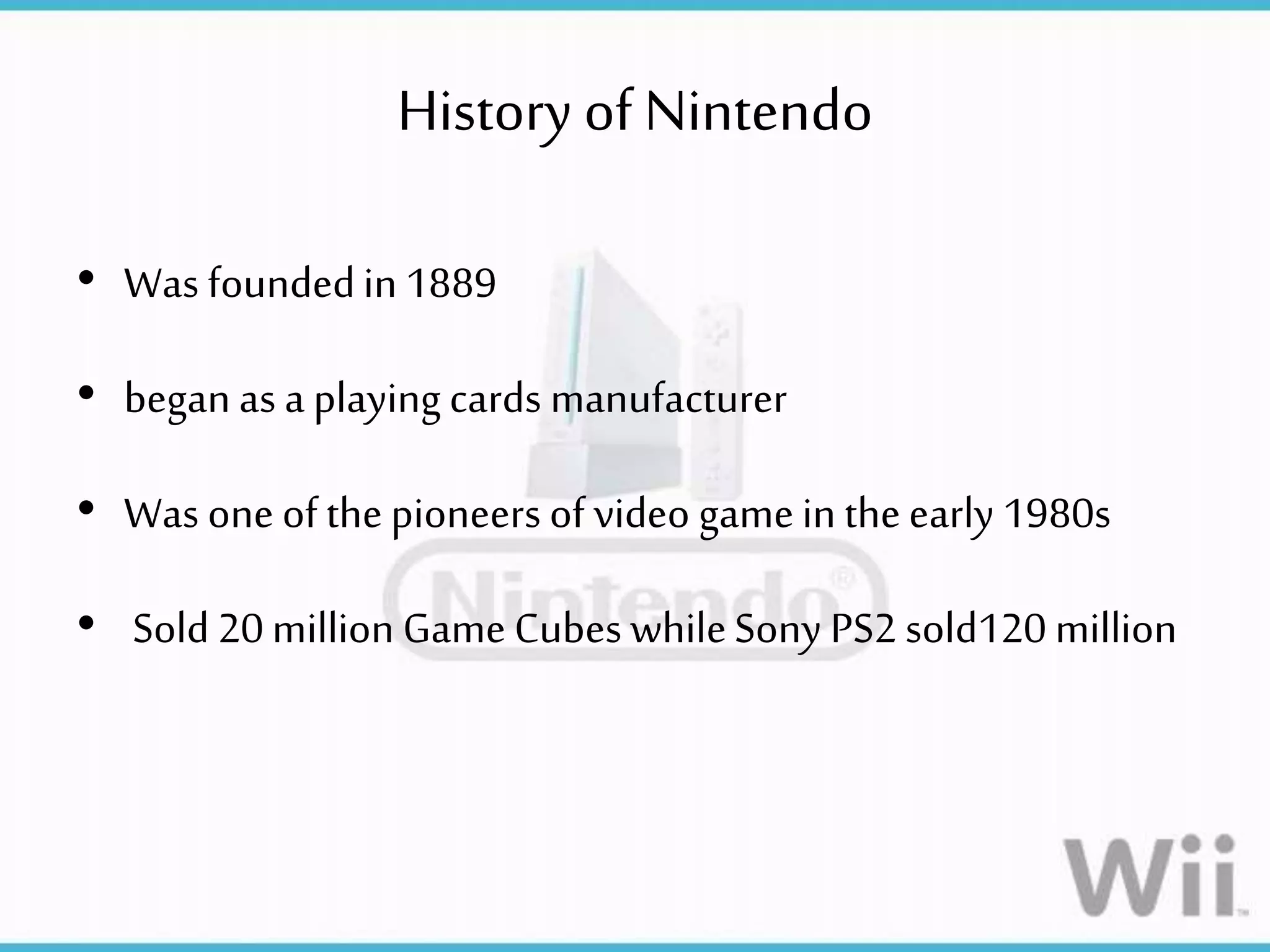 Nintendo wii | PPT