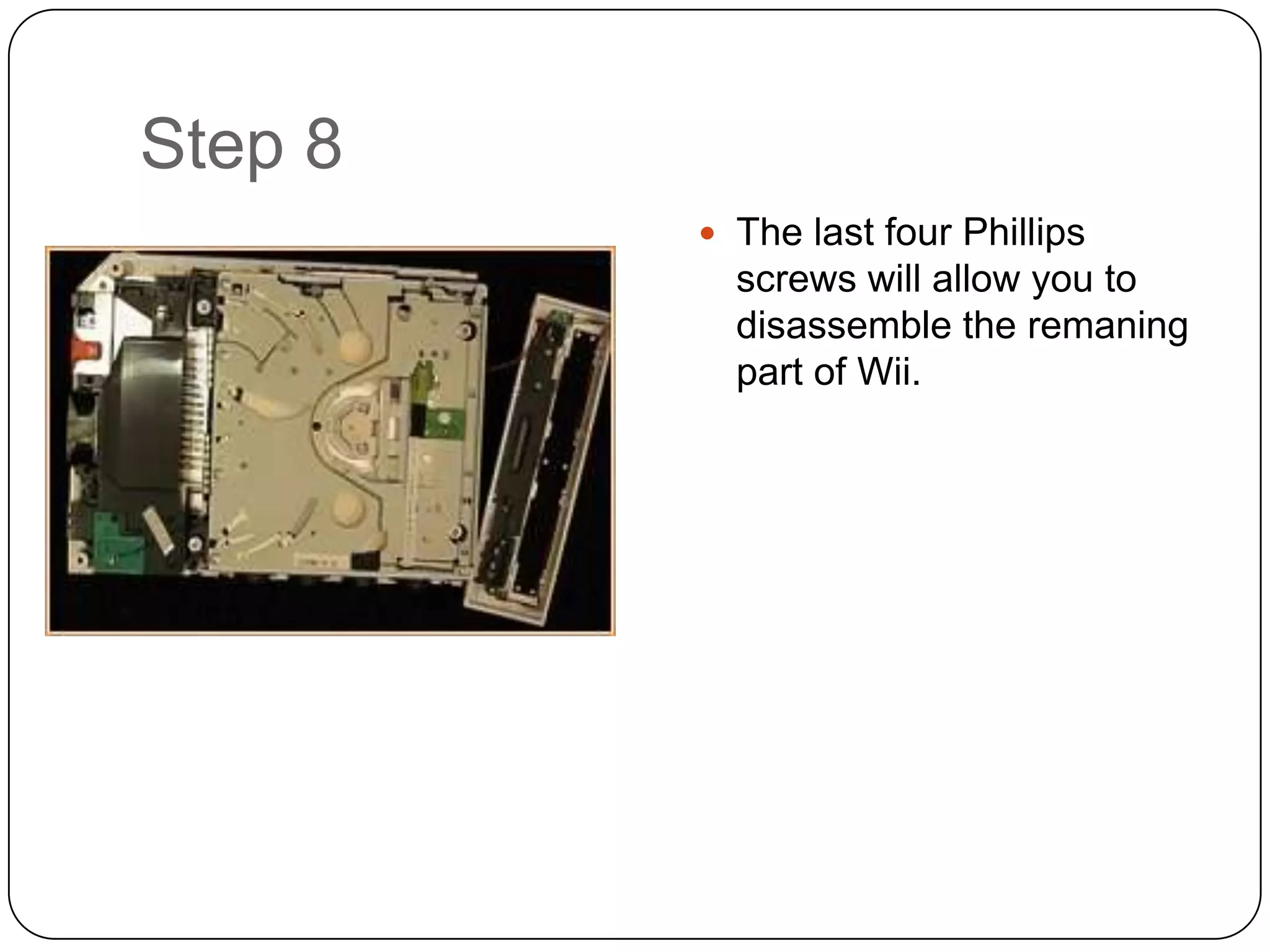 Nintendo wii screwdriver, Nintendo wii disassembly step by-step ...