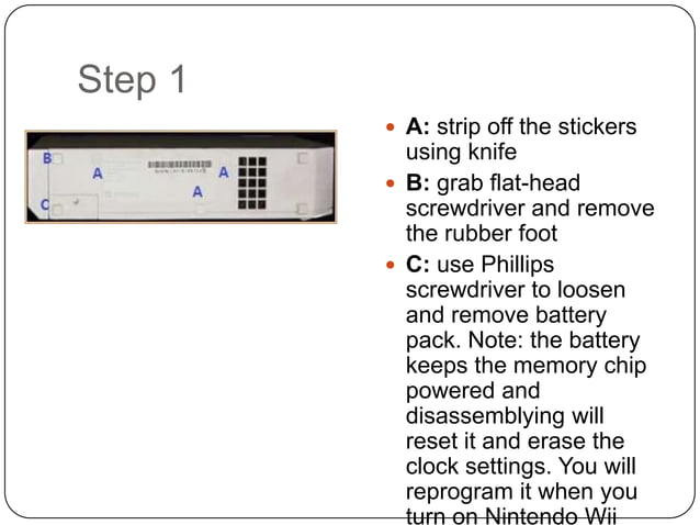 Nintendo wii screwdriver, Nintendo wii disassembly step by-step ...