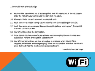 Nintendo wii internet connection setup | PDF