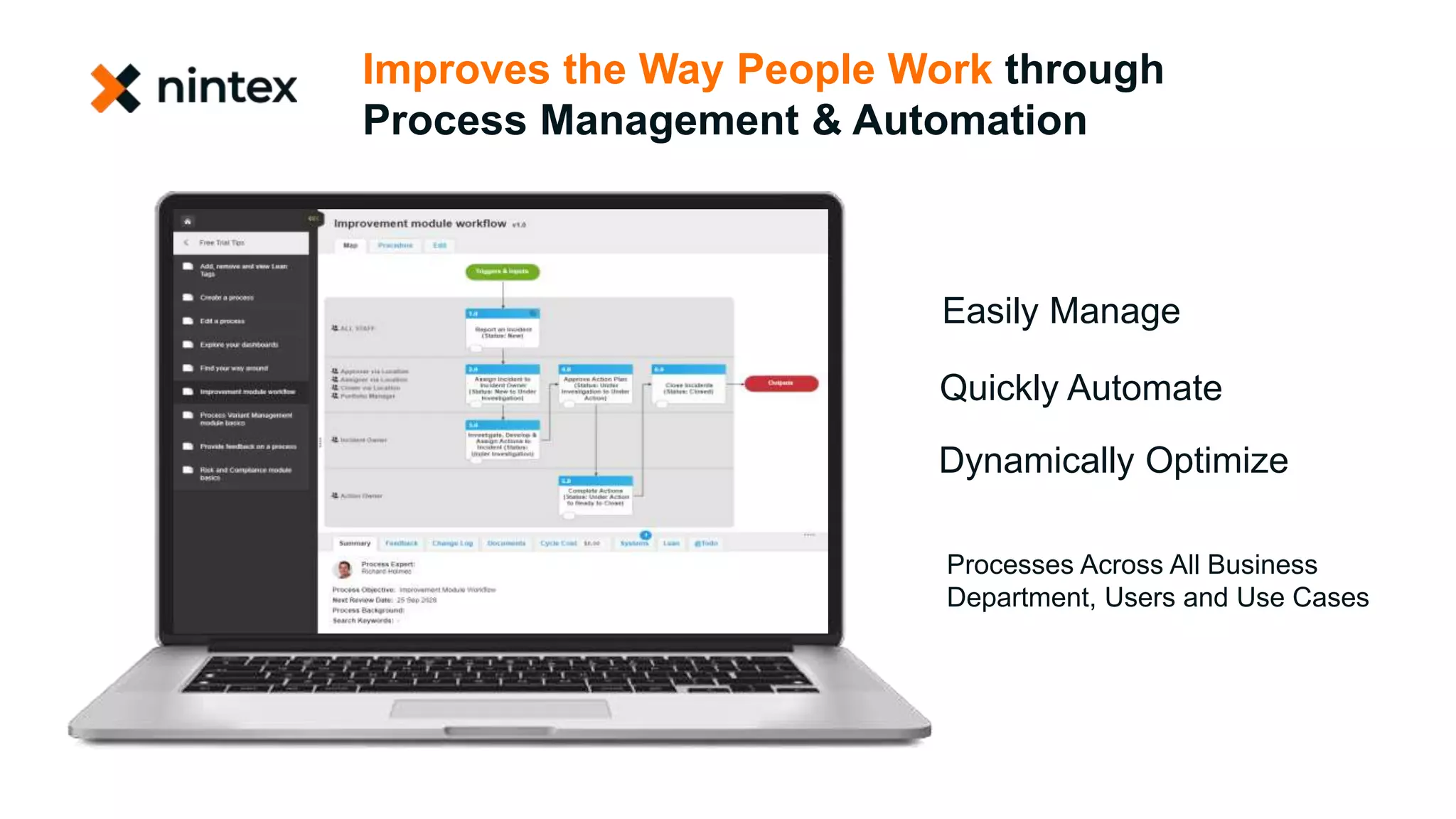 Nintex 3.0 Introduction | PPTX | Computer Software and Applications | Computing