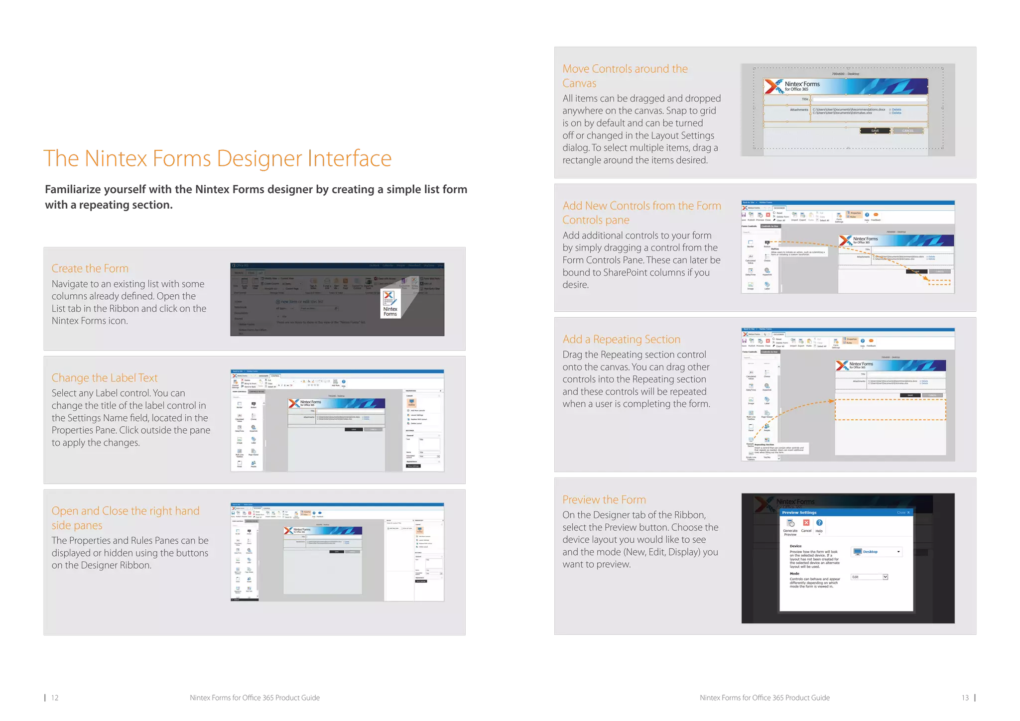 Nintex Forms for SharePoint Online and Office 365 - From Atidan | PDF