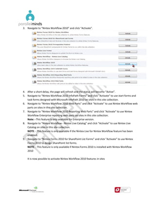 Nintex installation guide | PDF