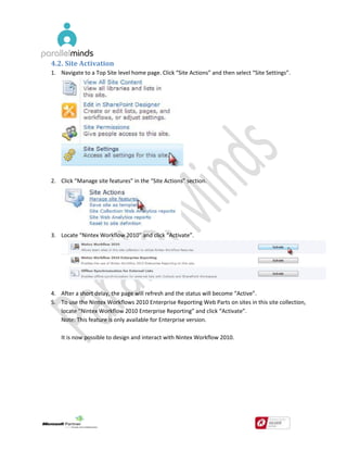Nintex installation guide | PDF