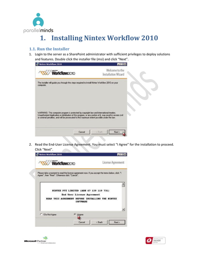 Nintex installation guide | PDF | Databases | Computer Software and Applications