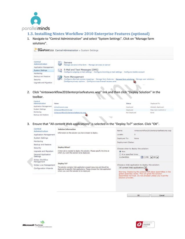 Nintex installation guide | PDF | Databases | Computer Software and Applications