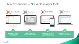 Nintex presentation Building forms and Workflows | PPT