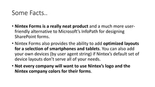 Branding Nintex Forms | PPTX