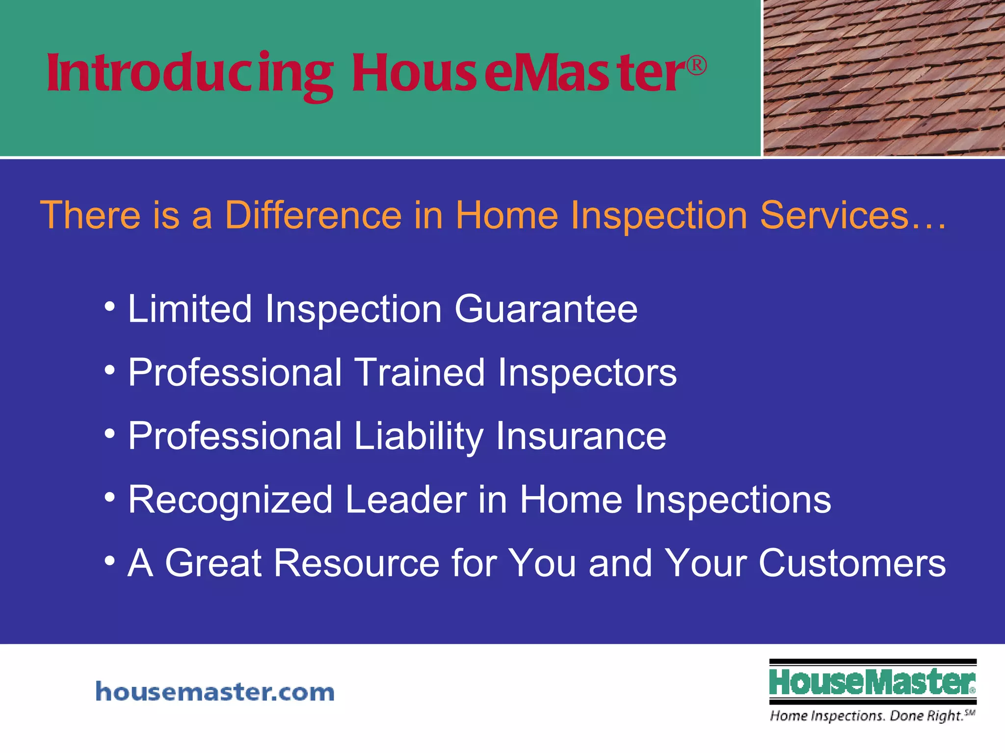 Introducing HouseMaster | PPT