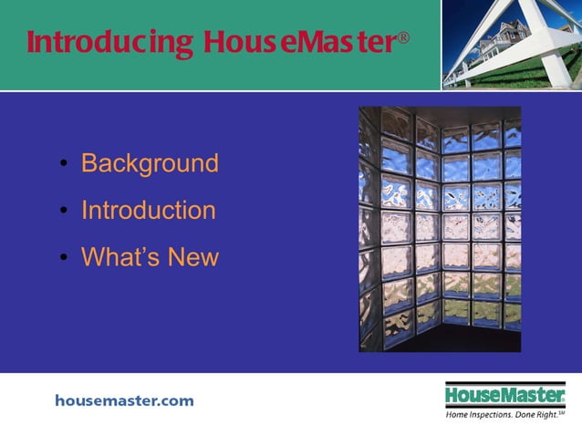 Introducing HouseMaster | PPT