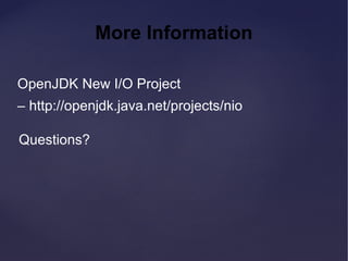 NIO.2, the I/O API for the future | PPT