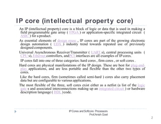 Shoftcore Processors | PPT