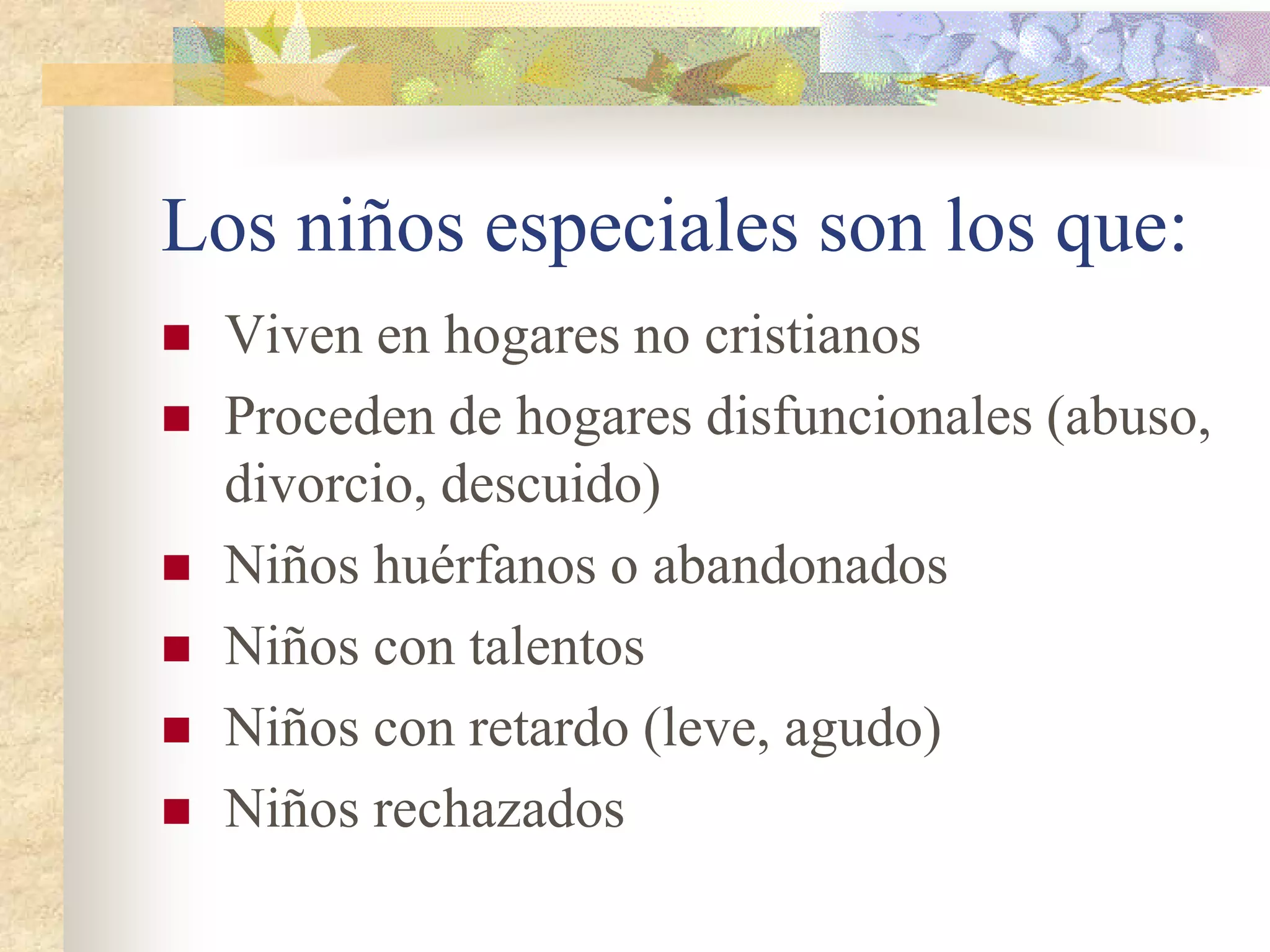 Niños con necesidades especiales | PDF | Special Needs Kids | Parenting