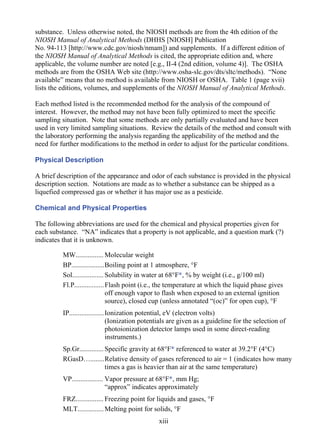 NIOSH Guía de Bolsillo sobre Riesgos Químicos | PDF