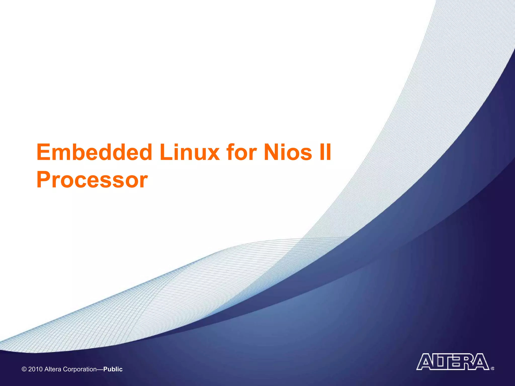 Overview of Nios II Embedded Processor | PPT