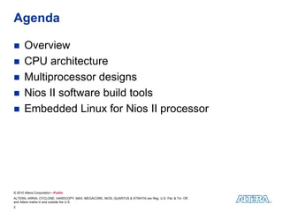 Overview of Nios II Embedded Processor | PPT
