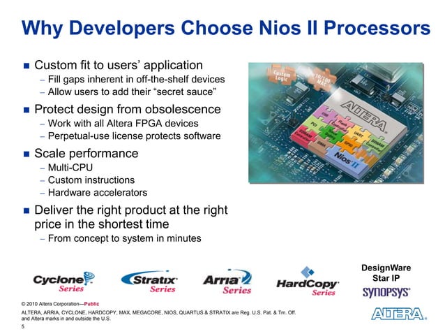 Overview of Nios II Embedded Processor | PPT