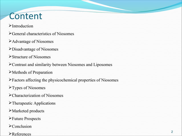 Niosome | PPT