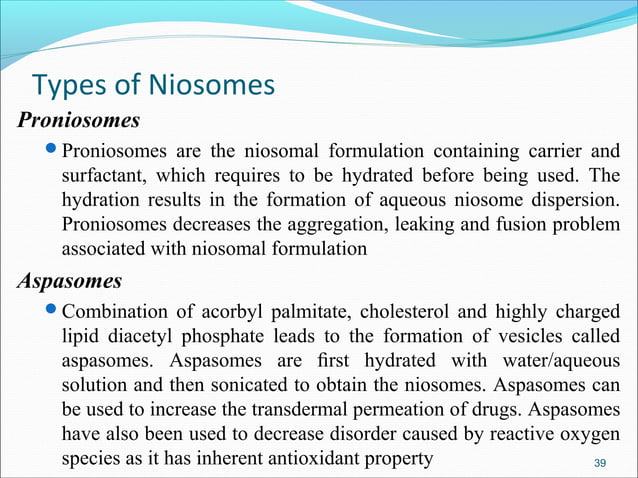 Niosome | PPT