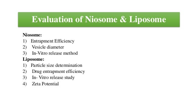 Niosome And Liposome