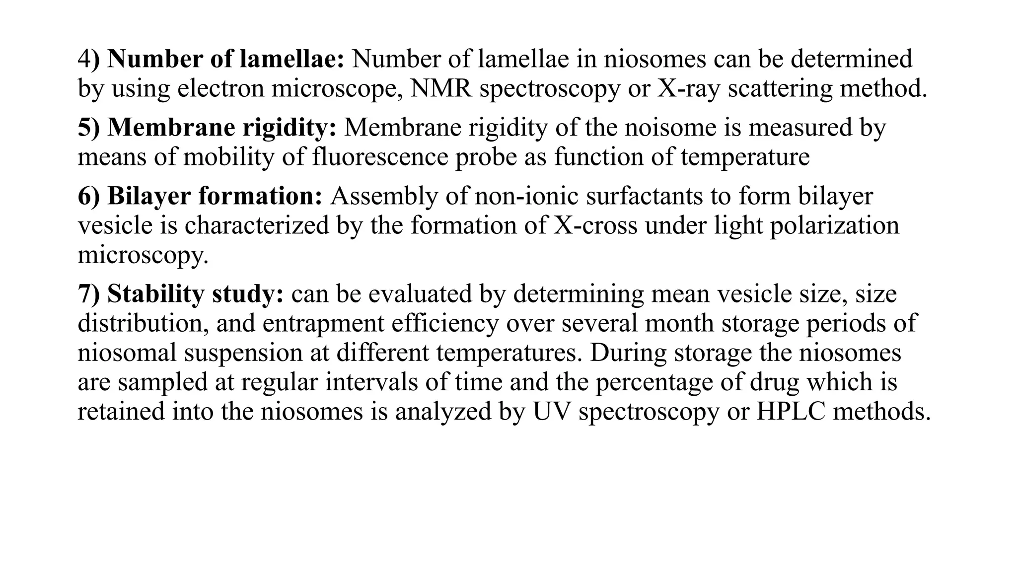 Niosomes a novel drug delivery system M.pharm 2nd sem ( 1st year ...