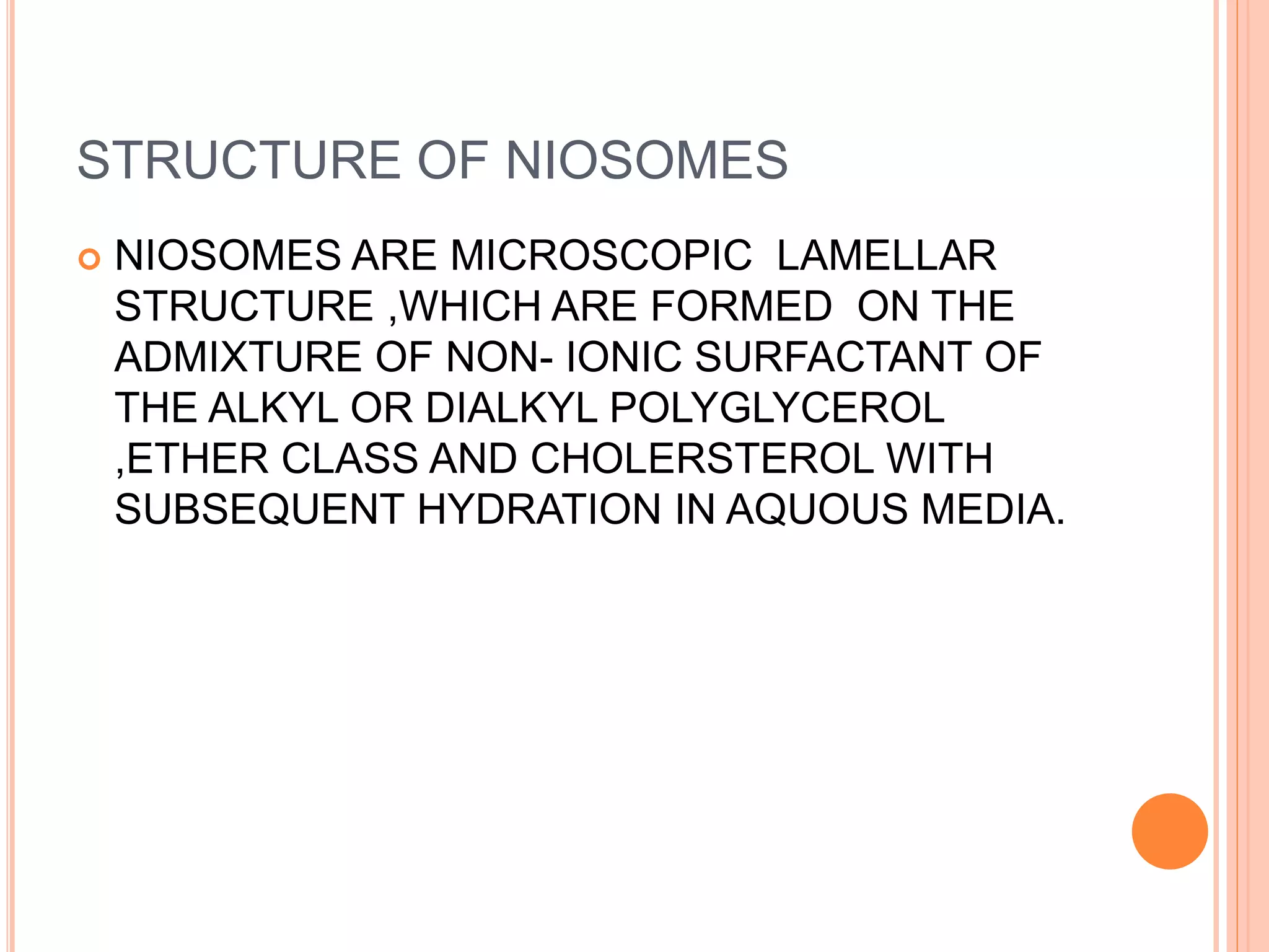 Niosomes | PPTX