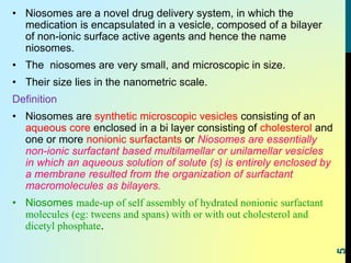 Niosomes | PPTX