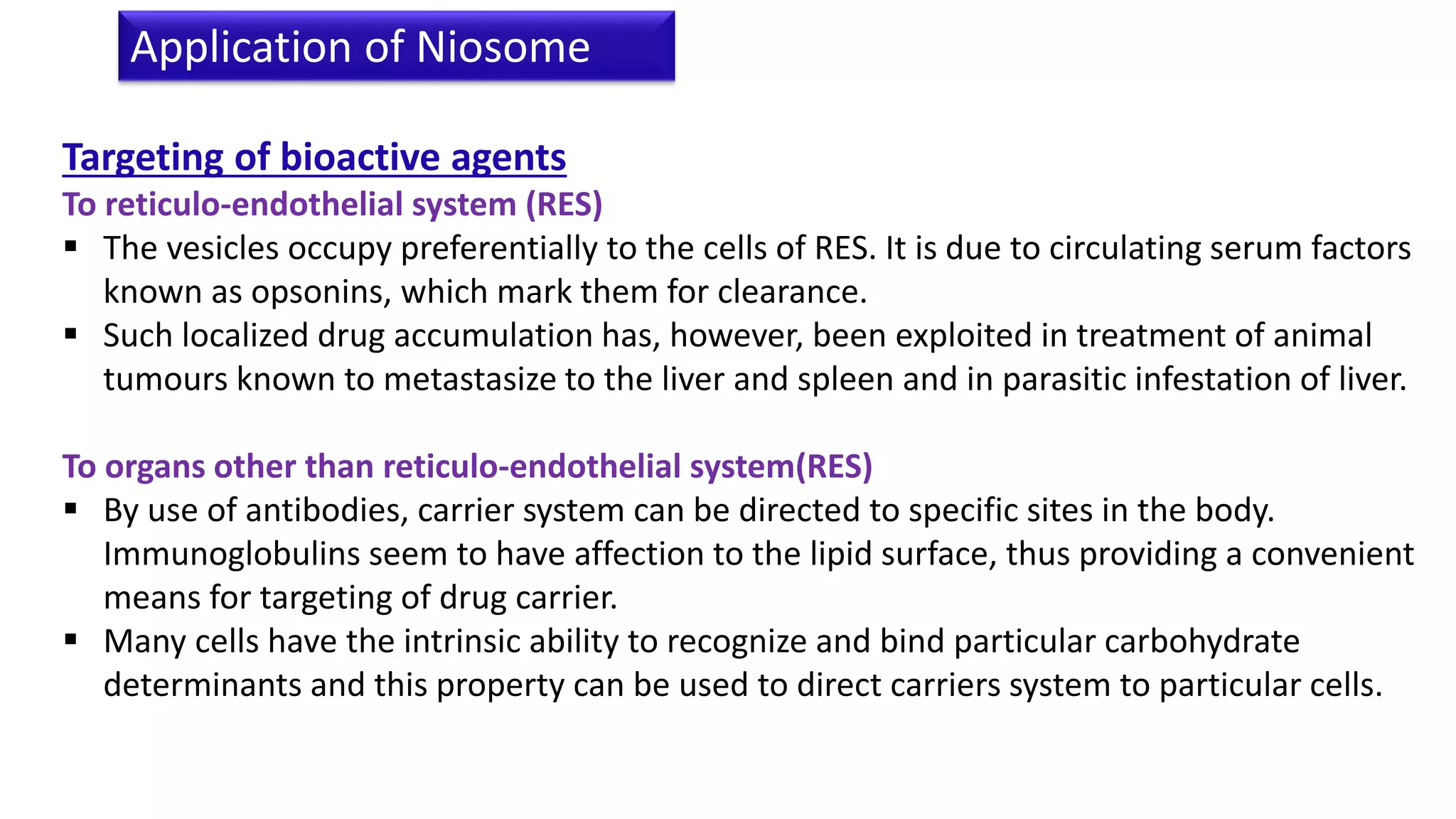 Niosomes | PPTX