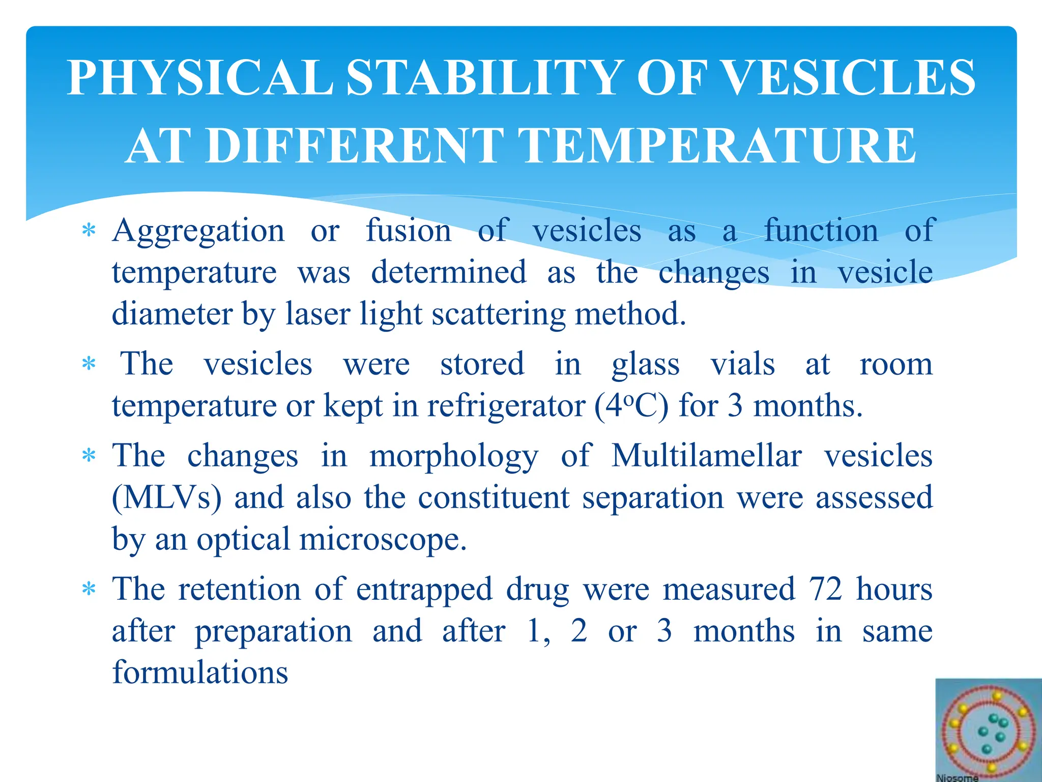niosomes. Non-Ionic Surfactant Vesicles (Niosomes) | PPTX