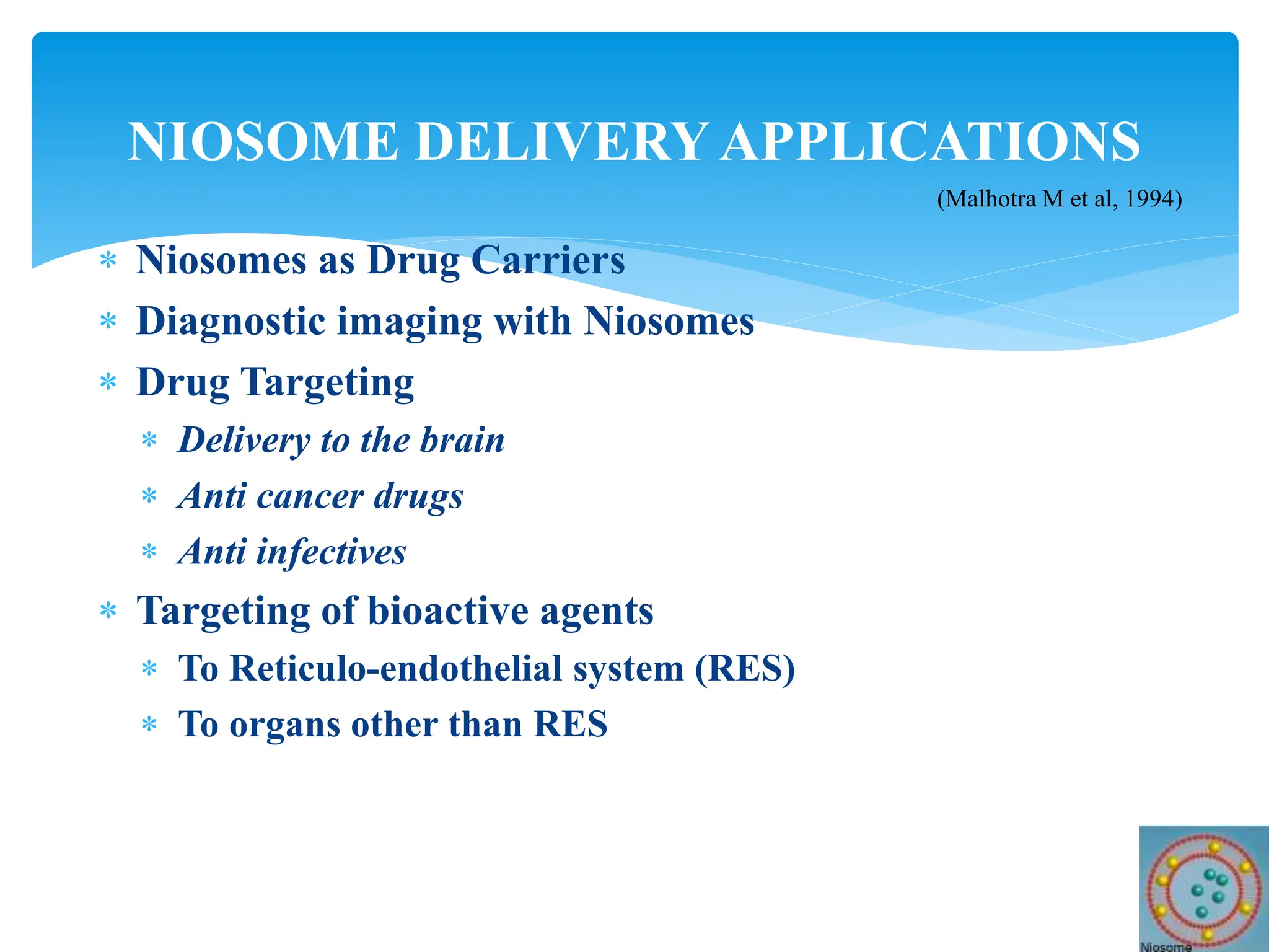 niosomes. Non-Ionic Surfactant Vesicles (Niosomes) | PPTX
