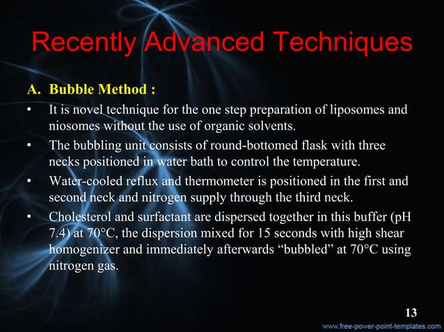 Niosomes by vbr | PPT