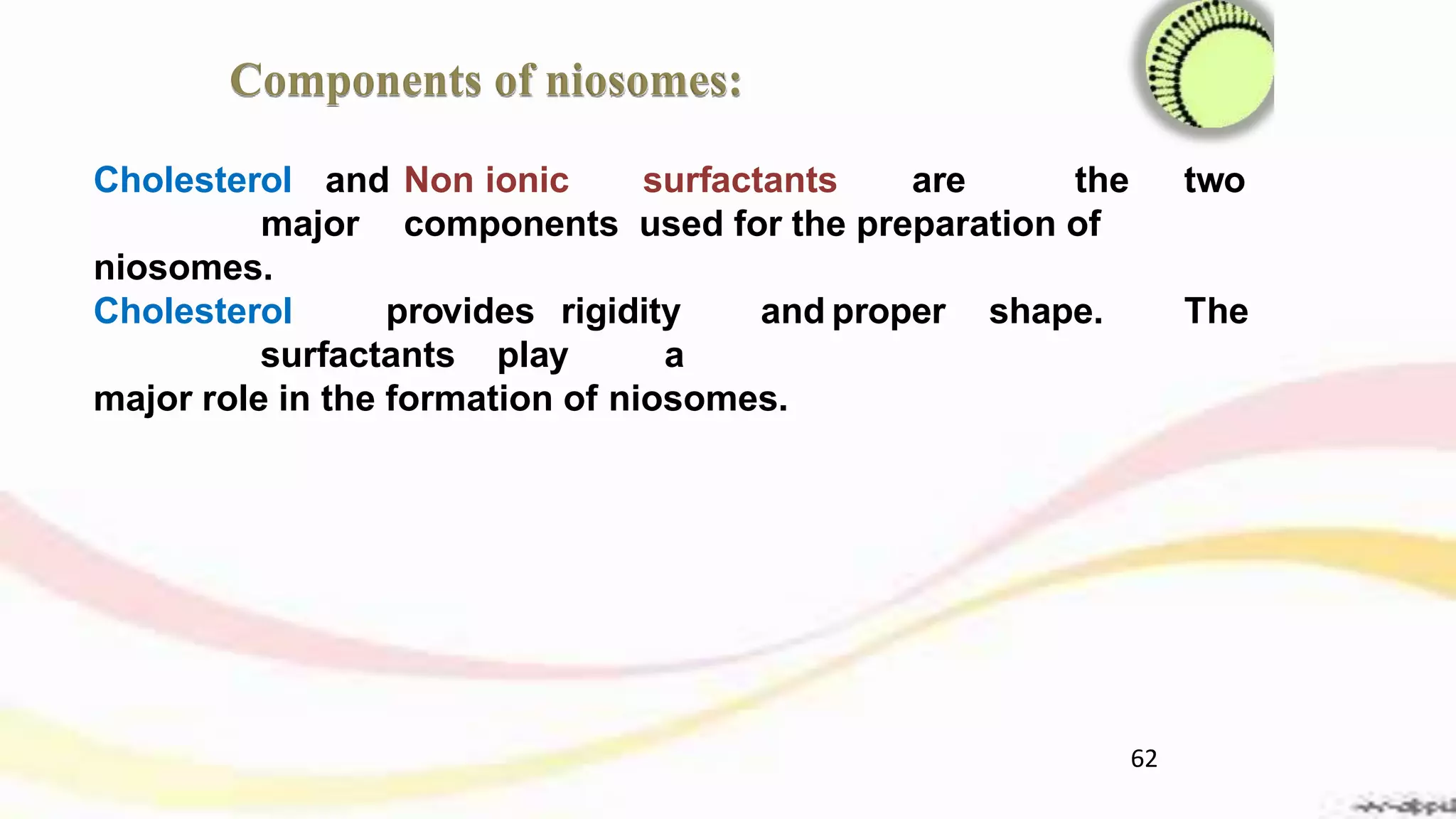 Niosomes Naveen Balaji | PPTX | Chemistry | Science