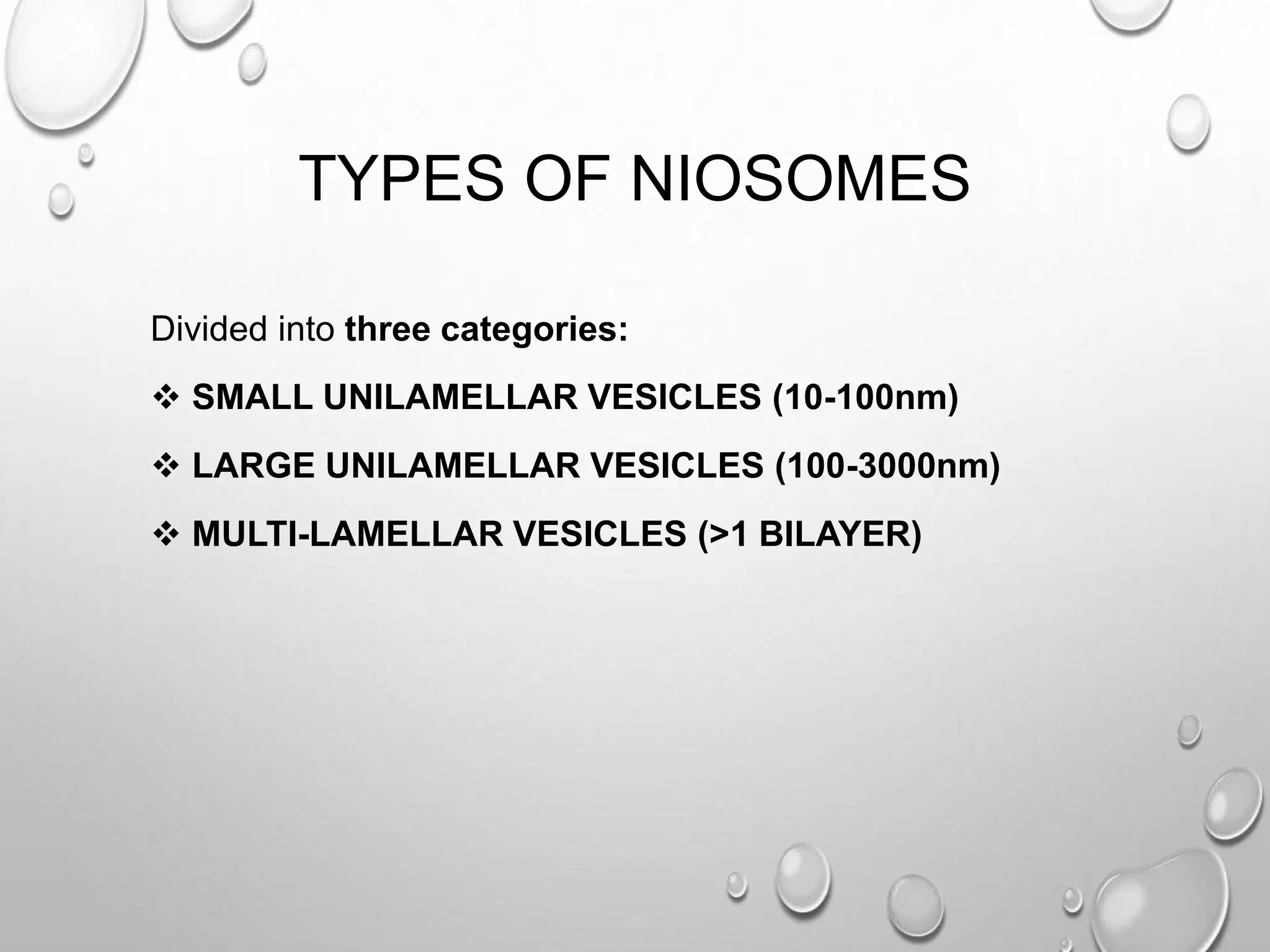 Niosomes ppt | PPTX