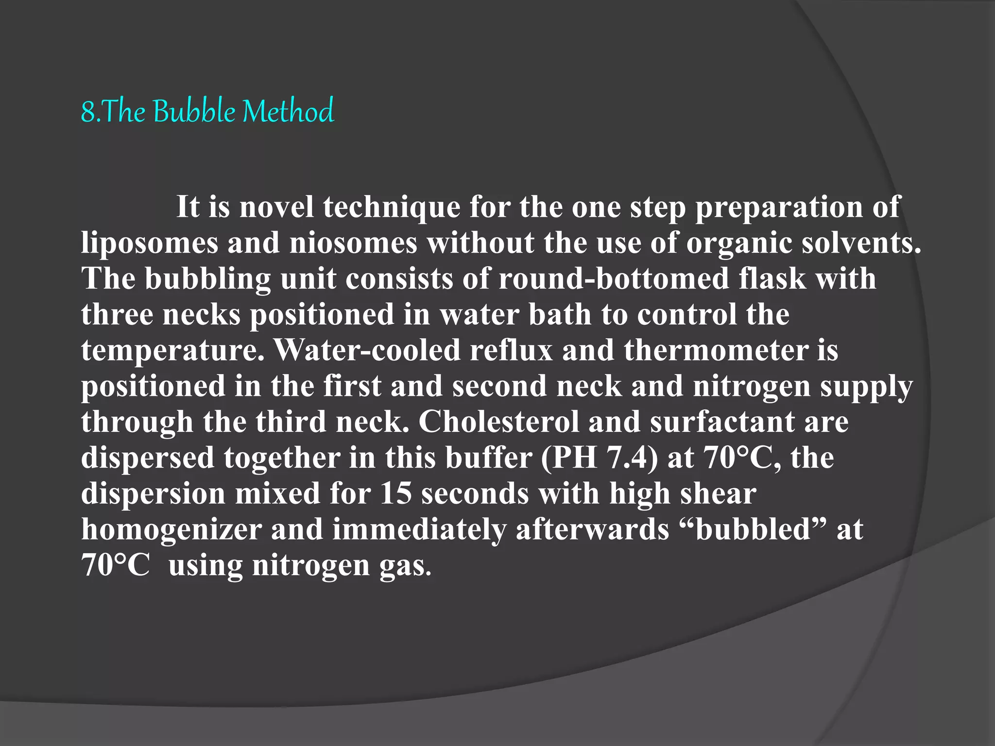 Niosomes ppt | PPTX
