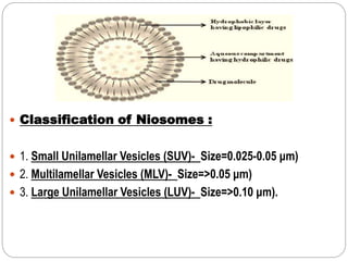 NIOSOMES – A NOVEL DRUG DELIVERY SYSTEM | PPTX | Physics | Science