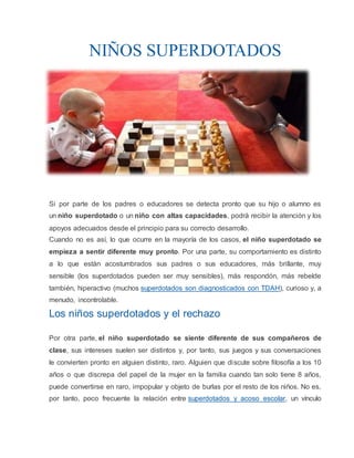 Niños superdotados contaran con ana rendon | DOCX
