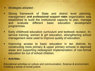 Universalisation of Elementary Education | PPTX