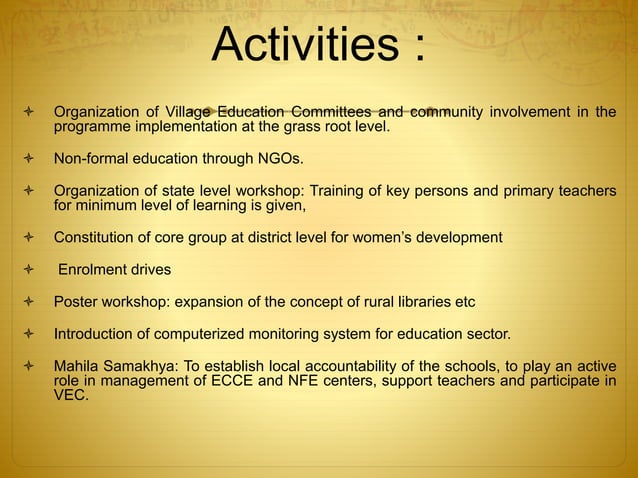 Universalisation of Elementary Education | PPTX