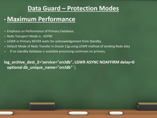 DataGuard - Oracle's Time Machine | PDF | Databases | Computer Software and Applications
