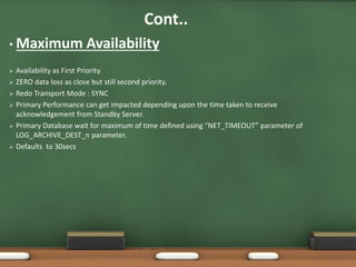 DataGuard - Oracle's Time Machine | PDF | Databases | Computer Software and Applications