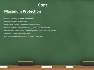 DataGuard - Oracle's Time Machine | PDF | Databases | Computer Software ...